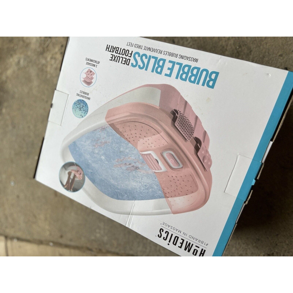 Homedics | Makeup | Homedics Bubble Bliss Deluxe Foot Spa With Heat ...